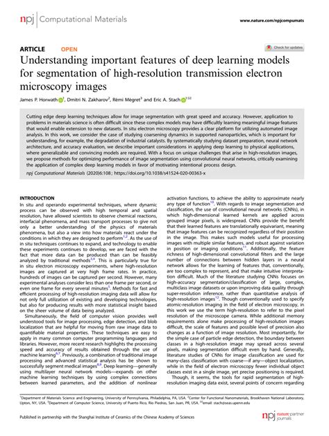 Pdf Understanding Important Features Of Deep Learning Models For Segmentation Of High