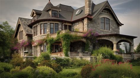 측면에 꽃이 있는 아름다운 빅토리아풍 집 좋은 집 사진들 멋진 집 배경 일러스트 및 사진 무료 다운로드 Pngtree