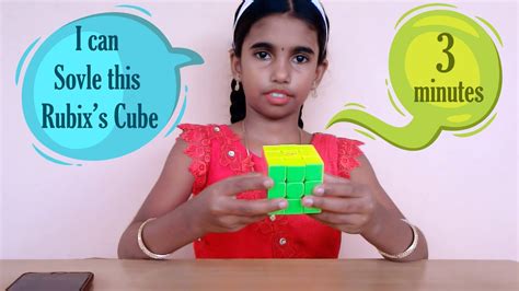 This Girl Solves Rubiks Cube In 3 Minutes Solving Rubixs Cube 3 By