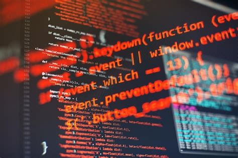 Premium Photo Programming Code Screen Of Software Developer Software