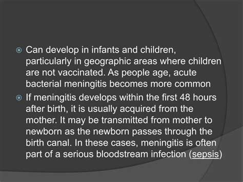 Meningitis Pptx Infectious Diseases Diseases And Conditions