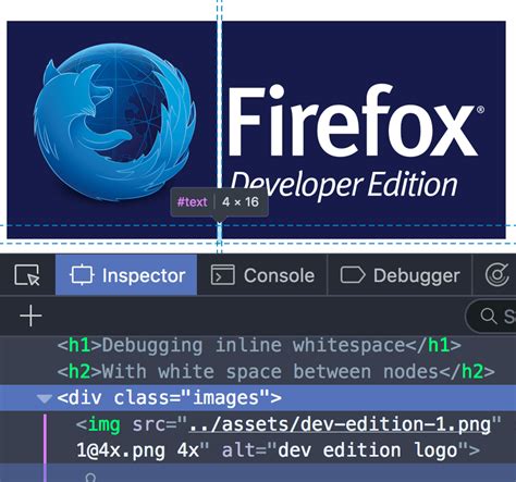 Firefox Developer Tools Inspecting Elements On Localhost Doesnt Display Element Dimensions