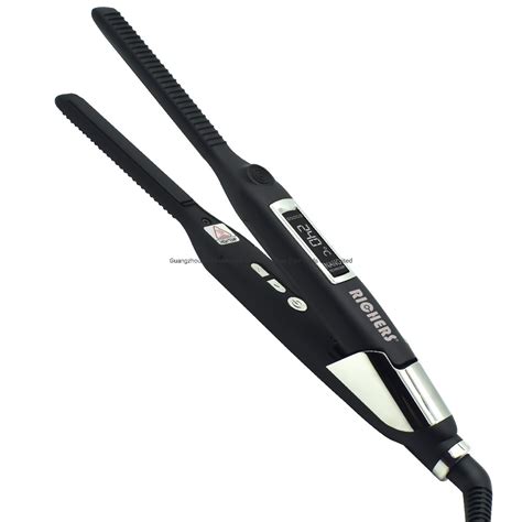 2 In 1 Ceramic Straightens And Curls For Travel Flat Iron Heating Curler For Hair Salon Use And