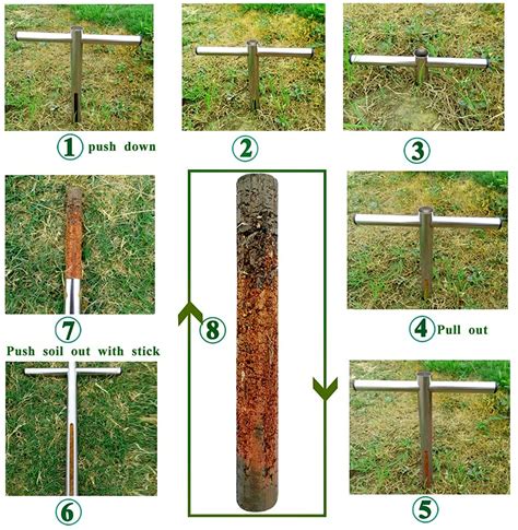 Soil Sample Probe 12 Inch With T Handle Soil Sampler Tool Soil Test