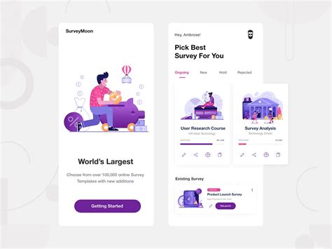 Survey Ui Designs Themes Templates And Downloadable Graphic Elements On Dribbble