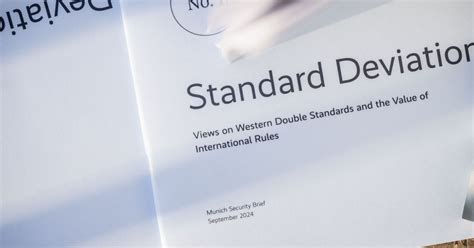 Standard Deviation Views On Western Double Standards And The Value Of International Rules