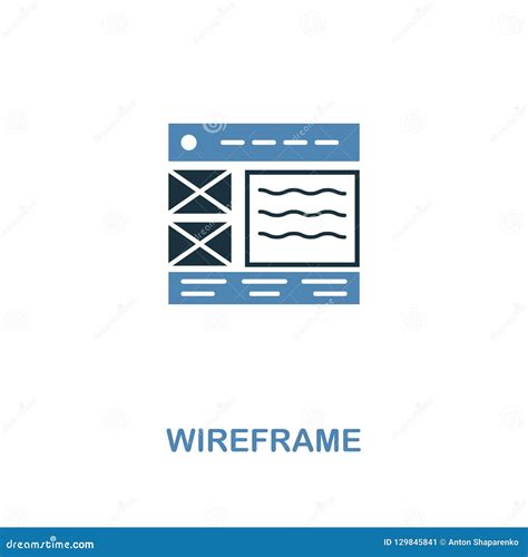 Wireframe Creative Icon In Two Colors Premium Style Design From Web Development Icons