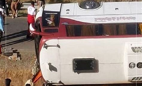 واژگونی اتوبوس زائران ایرانی در عراق ۴ نفر کشته شدند