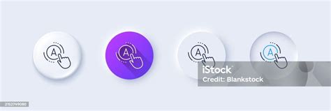 ab testing line icon ui test button sign line icons vector stock illustration download image