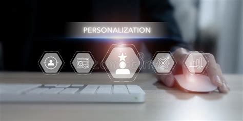 Data Driven Personalization Concept Big Data And Advanced Analytics Analyzing Behavior