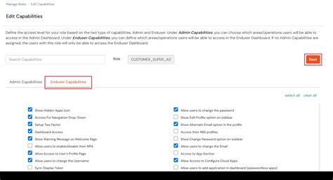 How To Customize Capabilities Miniorange Identity Plateform Partner Portal Handbook