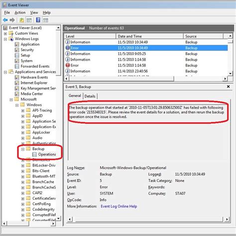 Error In Windows Backup Resolved Domain Web Center