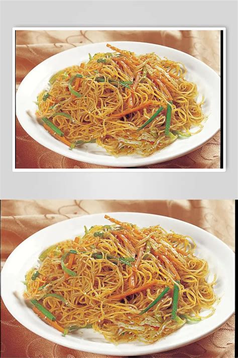 三丝炒米粉食品高清图片 花瓣网