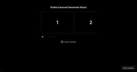 Embla Carousel Generator React Codesandbox