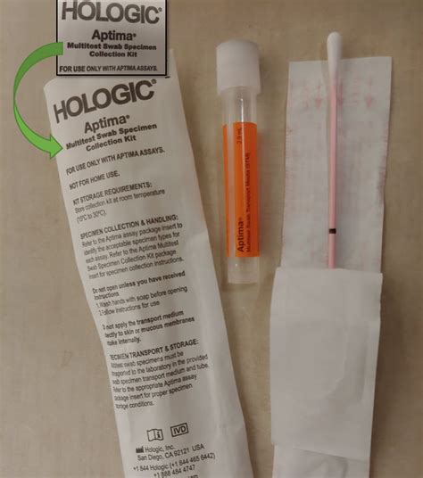 Vaginal Swab In 0 7 Ml Aptima® Vaginal Swab Collection Kit Orange Label