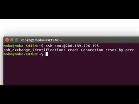 Ssh Exchange Identification Read Connection Reset By Peer Fasrread