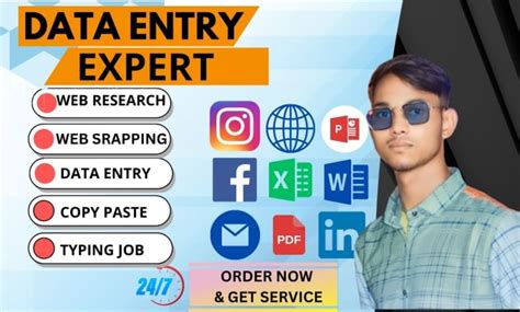 Do Data Entry Web Research Web Scrapping Copy Paste And Product