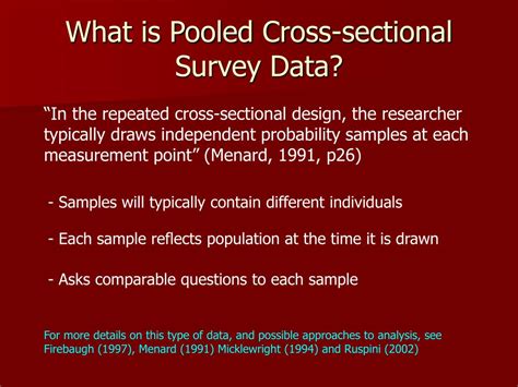 Ppt Using Matching Techniques With Pooled Cross Sectional Data
