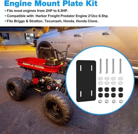 Azusa 455 Engine Mounting Plate Steel Engine Mount Plate For Harbor