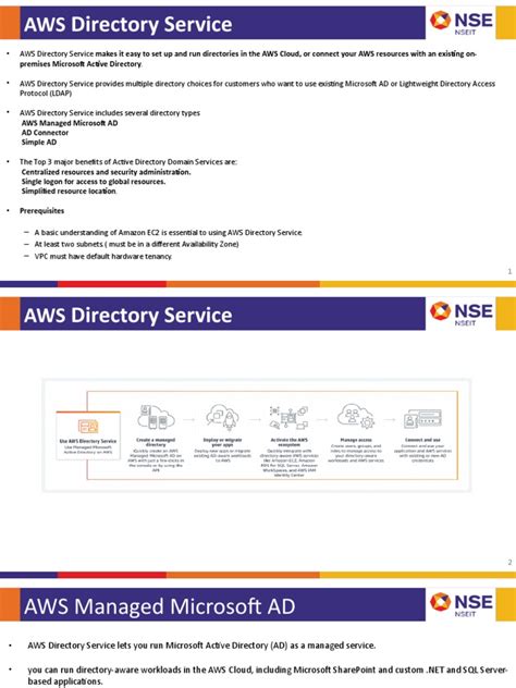 Aws Directory Service Pdf Active Directory Amazon Web Services