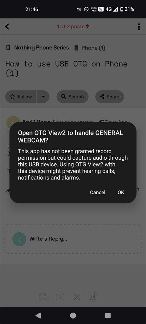 How To Use USB OTG On Phone 1 Nothing Community