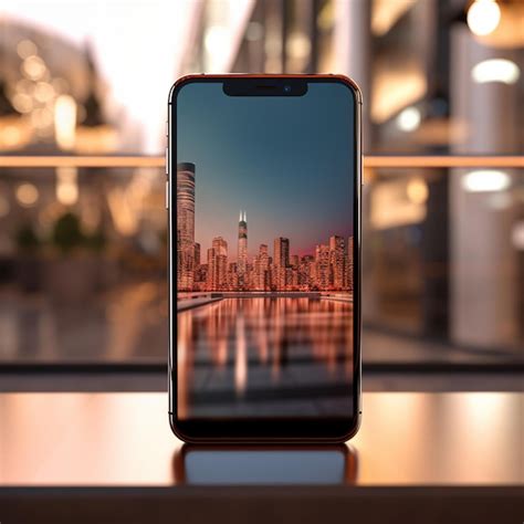 Premium Ai Image Latest Model Smartphone In A Realistic Setting