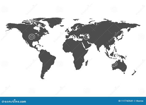 在白色背景隔绝的世界地图 网站的， Infographics，盖子三角模板 也corel凹道例证向量 向量例证 插画 包括有 北部 海洋