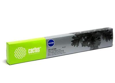 Картридж Cactus CS-LQ1000, C13S015020BA, черный / 12.7мм, 10м ( CS ...
