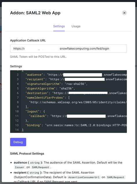 How To Setup Sso With Auth0 And Snowflake New Url Format Or Privatelink