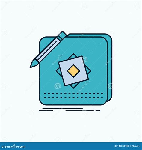 Design App Logo Application Design Flat Icon Green And Yellow Sign And Symbols For Website