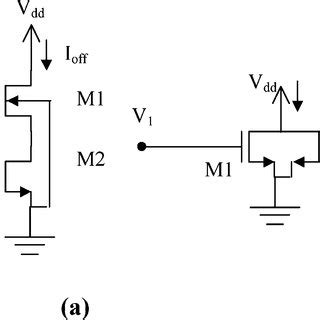 A Two Series Connected Stacked NMOS Transistors B Two Download Scientific Diagram