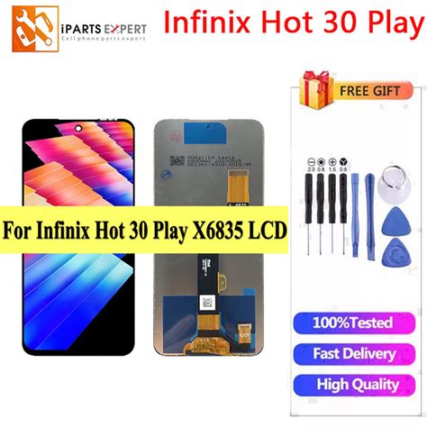 Original LCD For Infinix Hot Play X LCD Hot Play NFC X B Display Touch Screen