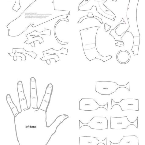 Iron Man Hand Papercraft