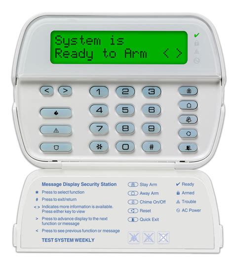 Powerseries 64 Zone Lcd Full Message Keypad With Built In Wireless