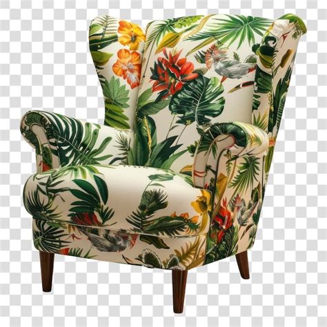 Png Armchair Mockup Furniture White Gray Premium Ai Generated Psd