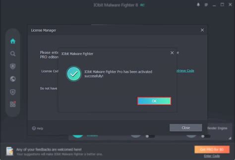 How Do I Refresh My Iobit Malware Fighter 8 Rc Pro With My New Renewal License Code