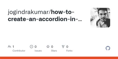 Github Jogindrakumarhow To Create An Accordion In Html Css And Javascript