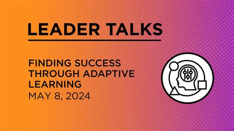 [leader Talk] Finding Success Through Adaptive Learning Training Industry
