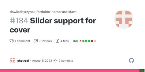 Slider Support For Cover By Shotreal · Pull Request 184 · Dawidchyrzynski Arduino Home