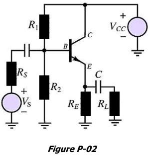 SOLVED DC Bias BJT Operating Point For The Circuit Shown In Figure P 02 Determine A The DC