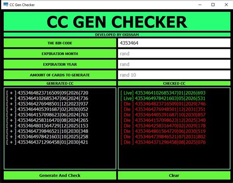 Github 0xissamcc Gen Checker