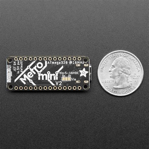 Adafruit Metro Mini 328 V2 Arduino Compatible 5v 16mhz Stemma Qt Qwiic The Pi Hut