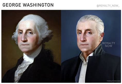 George Washington Recreated As A Modern Man Historical Figures