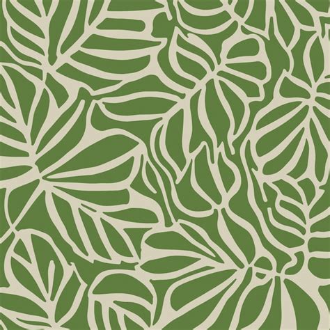 Premium Vector Botanical Abstract Pattern