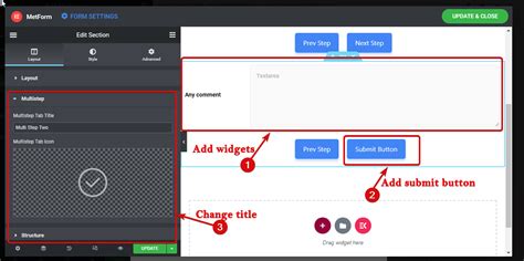 How To Create Wordpress Multi Step Form In Elementor