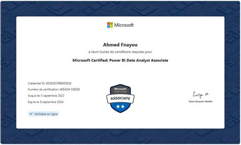 Ahmed Fnayou On Linkedin Microsoft Certified Power Bi Data Analyst