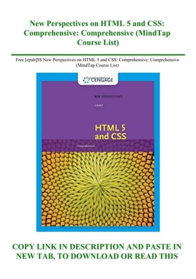 Free Epub New Perspectives On Html 5 And Css Comprehensive