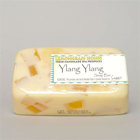 Ylang Ylang Scented Natural Soap Bar From Lemongrass House Uk