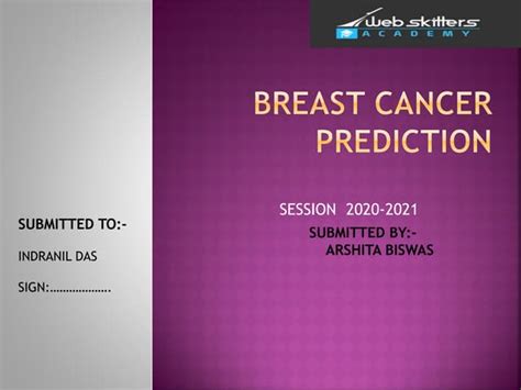 Breast Cancer Prediction Pdf Free Download