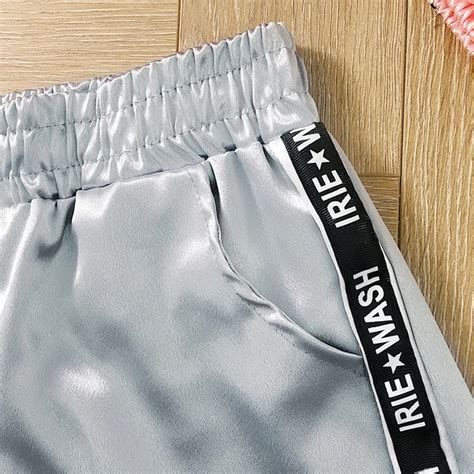 Женские штаны летние штаны женские блестящие спортивные штаны для